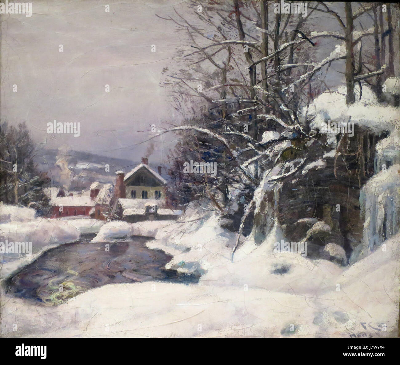 'Winter, Mesna' (1892) by Frederik Collett is a painting housed at the ...