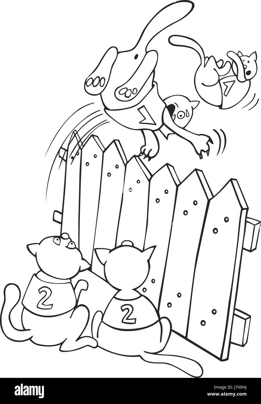 spring bouncing bounces hop skipping frisks jumping jump illustration ...