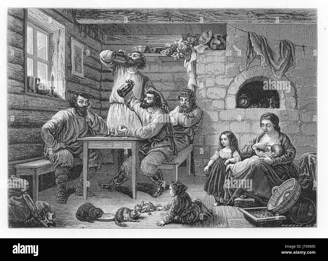 Russian peasants 19th hi-res stock photography and images - Alamy