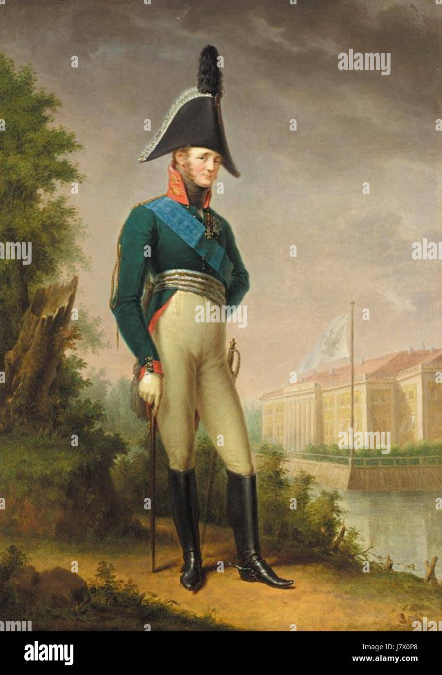 Alexander I by S.Shchukin (1806, priv.coll Stock Photo - Alamy
