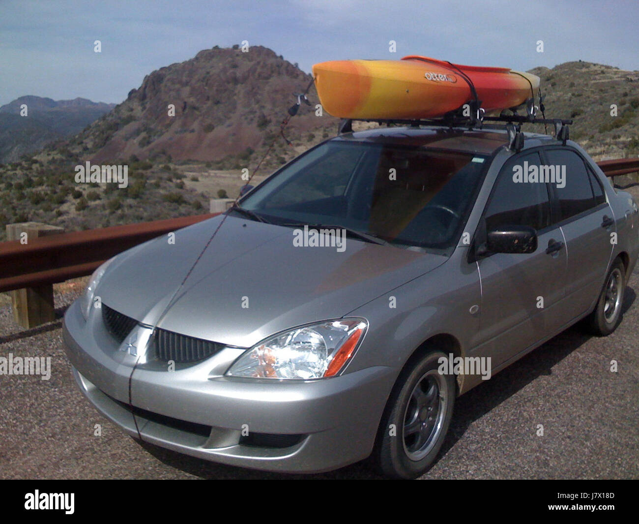 The photograph '2009 365 65 Kayak On the Road' captures a kayaking ...