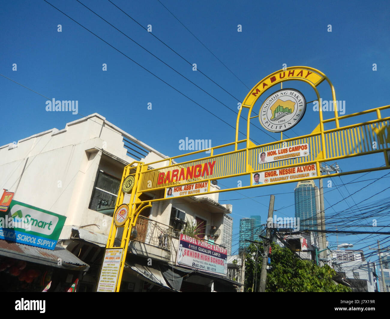 This image depicts the area of Pitogo in Makati City, Philippines ...