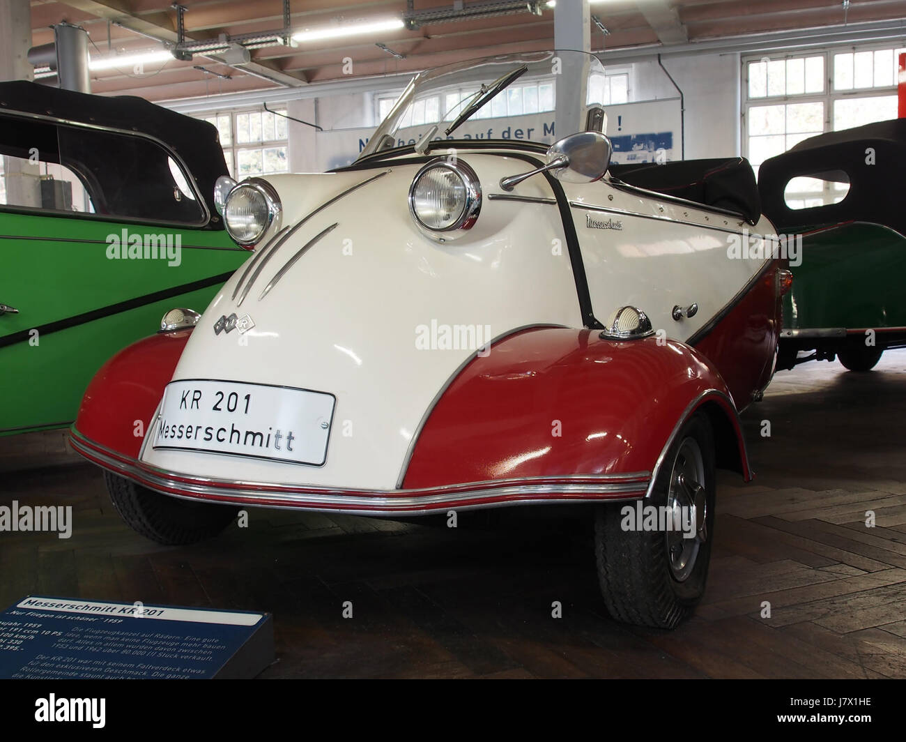 The 1959 Messerschmitt KR201 is a microcar with a 191cc engine and 10 ...