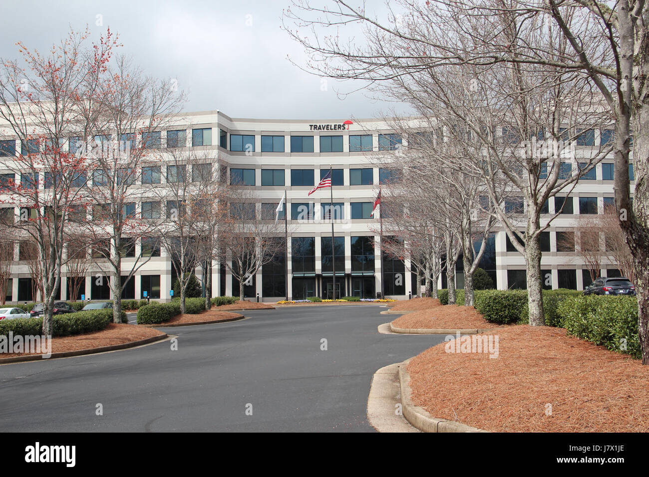 This image captures the business building at 1000 Windward Concourse in ...