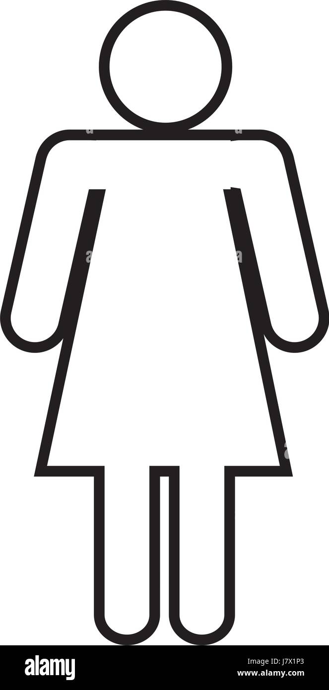 pictogram woman icon Stock Vector Image & Art - Alamy