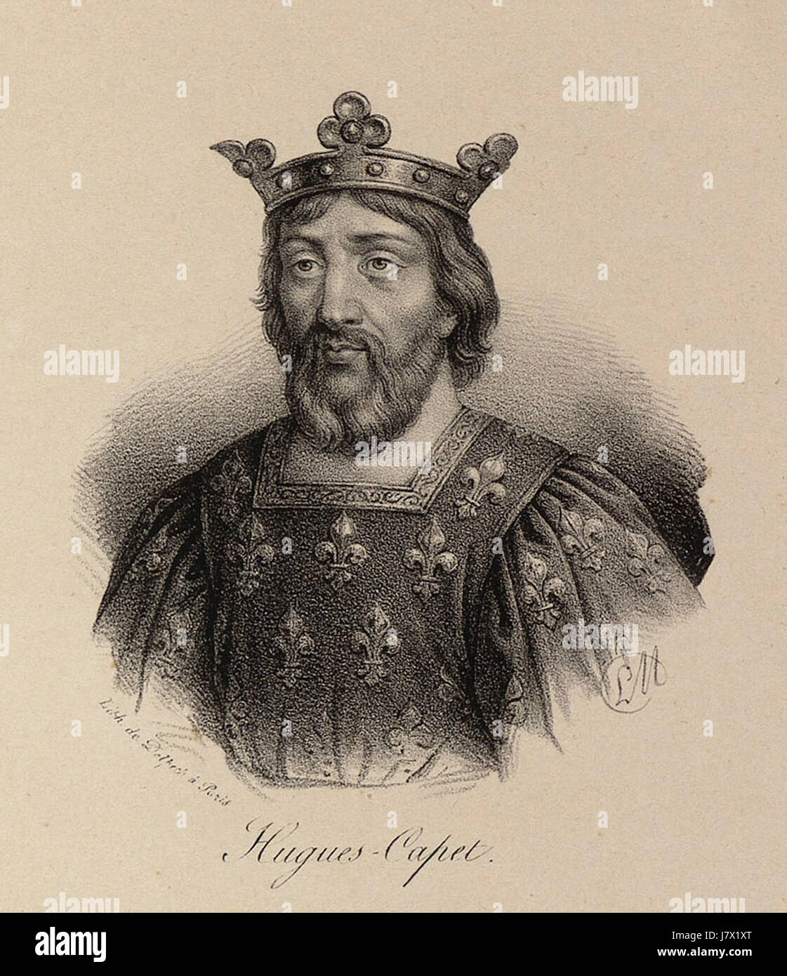 Hugh Capet (c. 941–996) was a French king, known as the founder of the ...