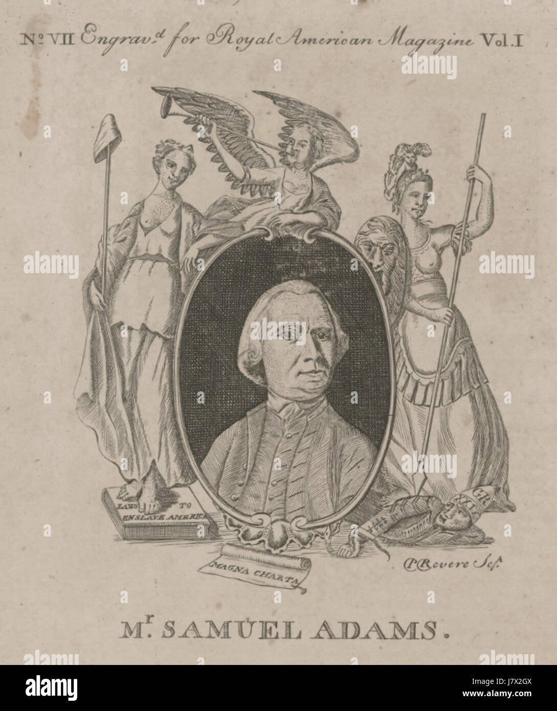 The 1774 issue of the Royal American Magazine features articles related ...