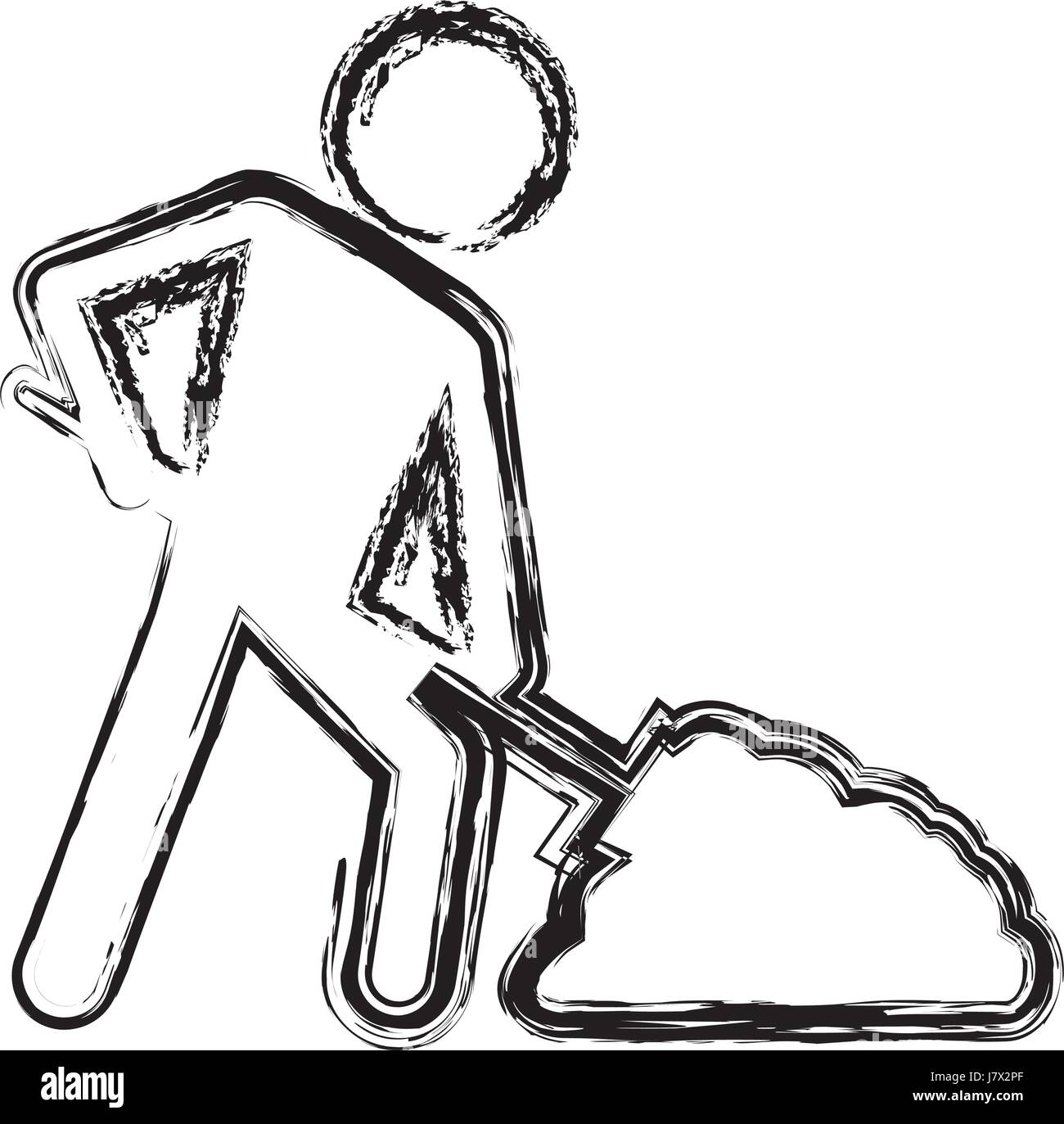 pictogram man icon Stock Vector Image & Art - Alamy