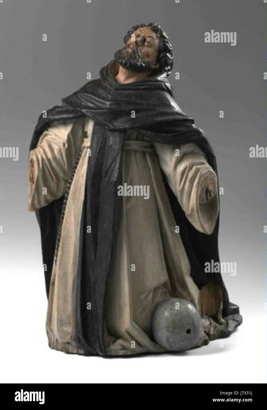 The anonymous depiction of St. Dominic from Klecici represents a ...