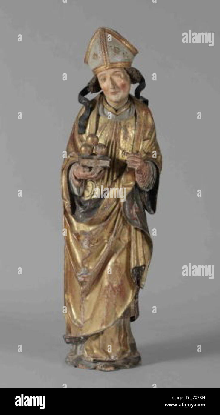 'Sv. Mikulas berla' is an anonymous artwork depicting Saint Nicholas, a ...