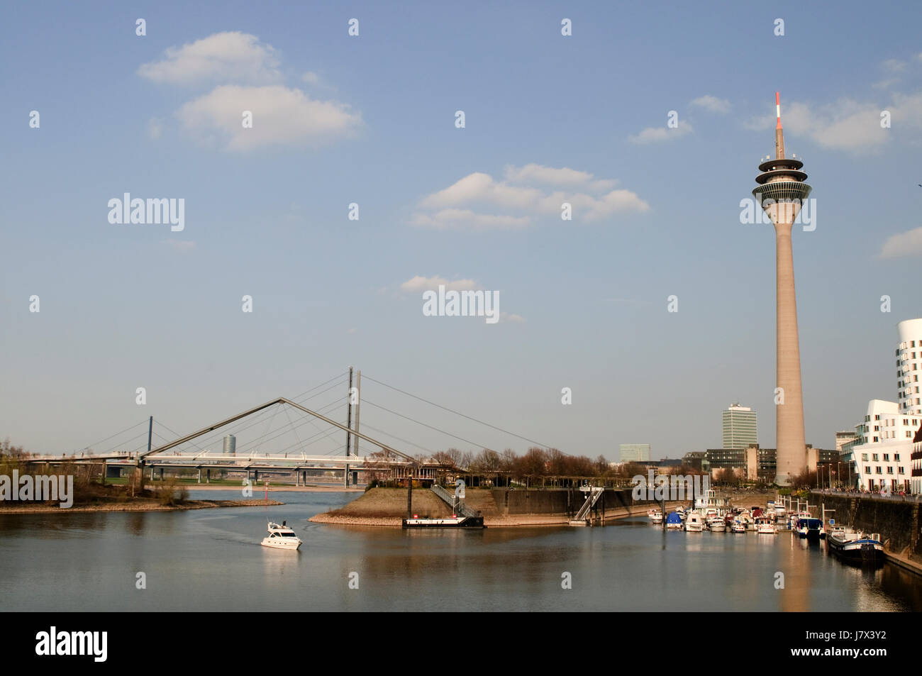 house building rhine harbor facade harbours style of construction ...
