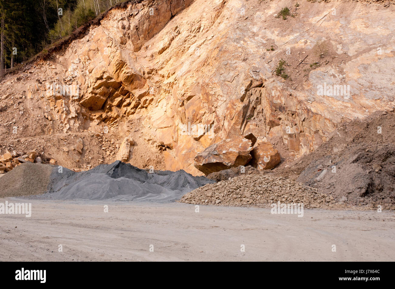 stone rock quarry mine mining environment enviroment hill stone ...