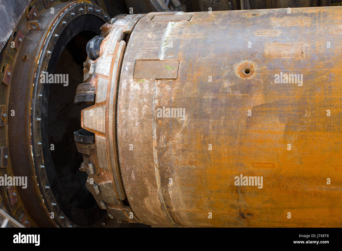 civil engineering cutter head ground soil earth humus channel steel ...