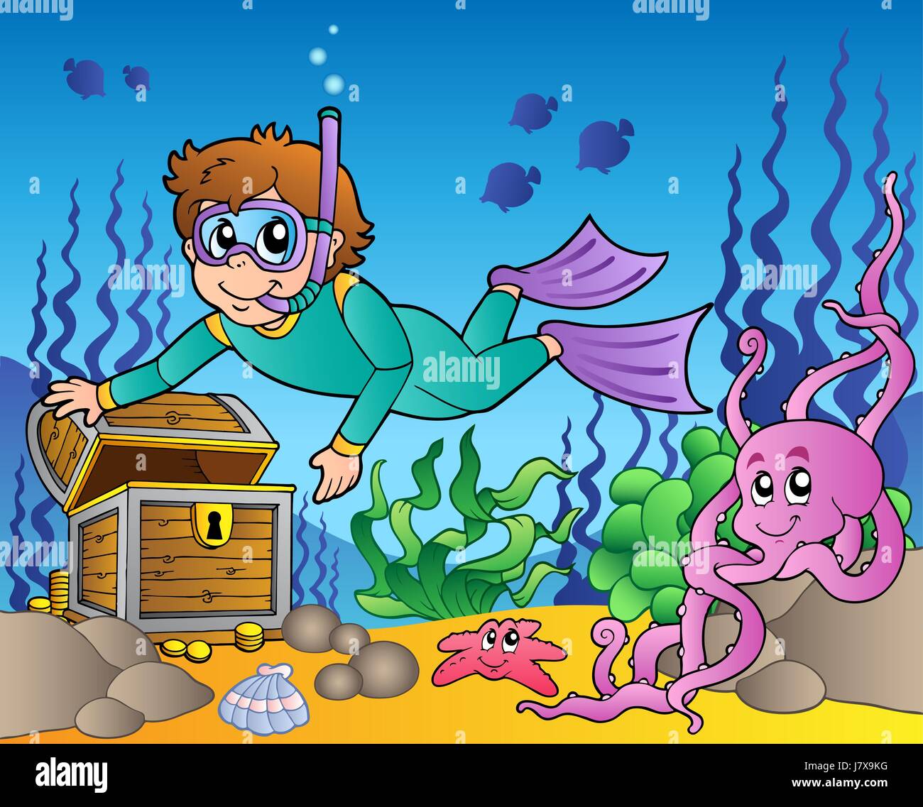 Treasure diver hi-res stock photography and images - Alamy