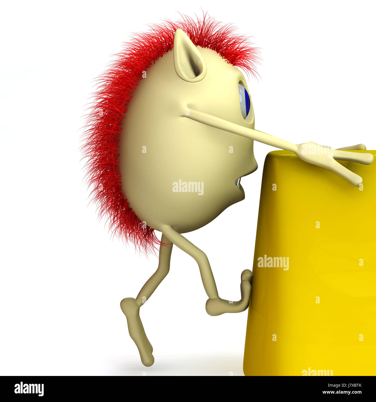 rise climb climbing ascend uphill tread clamber character puppet ...