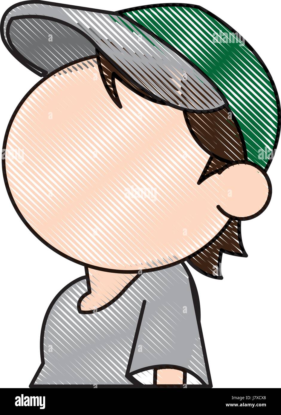 portrait boy no face student little image Stock Vector Image & Art - Alamy