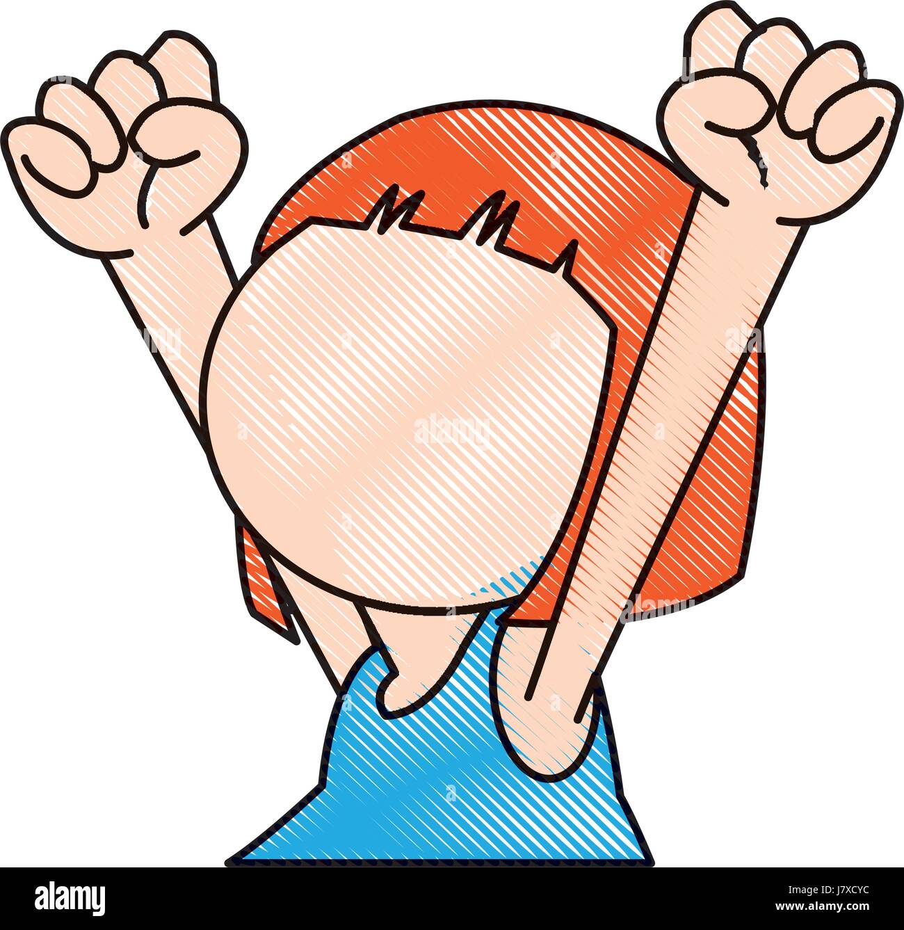 little girl child no face image Stock Vector Image & Art - Alamy