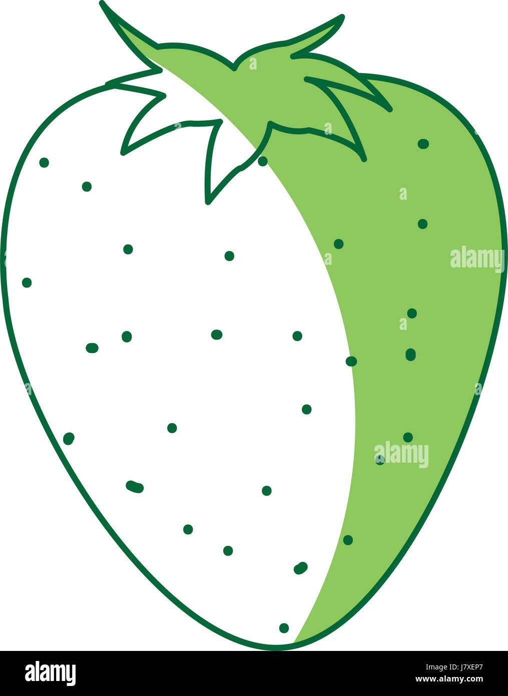 Strawberry kiwi slice Stock Vector Images - Alamy