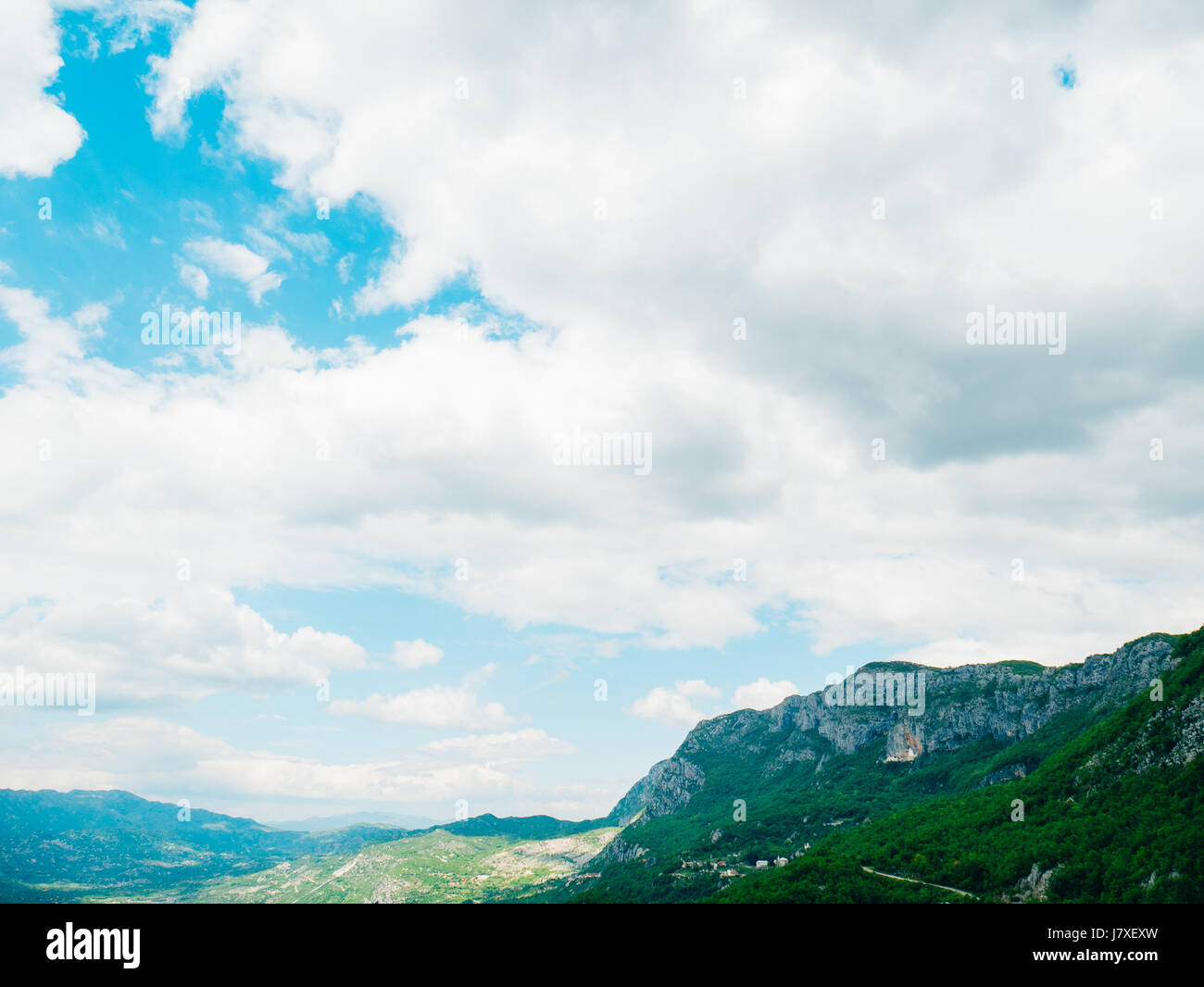 Ostrog monastery in Montenegro. The unique monastery in the rock Stock ...