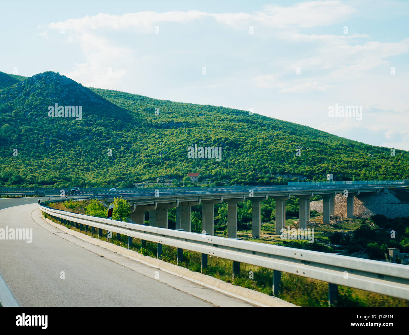 Highway. Motorway in Croatia Stock Photo - Alamy