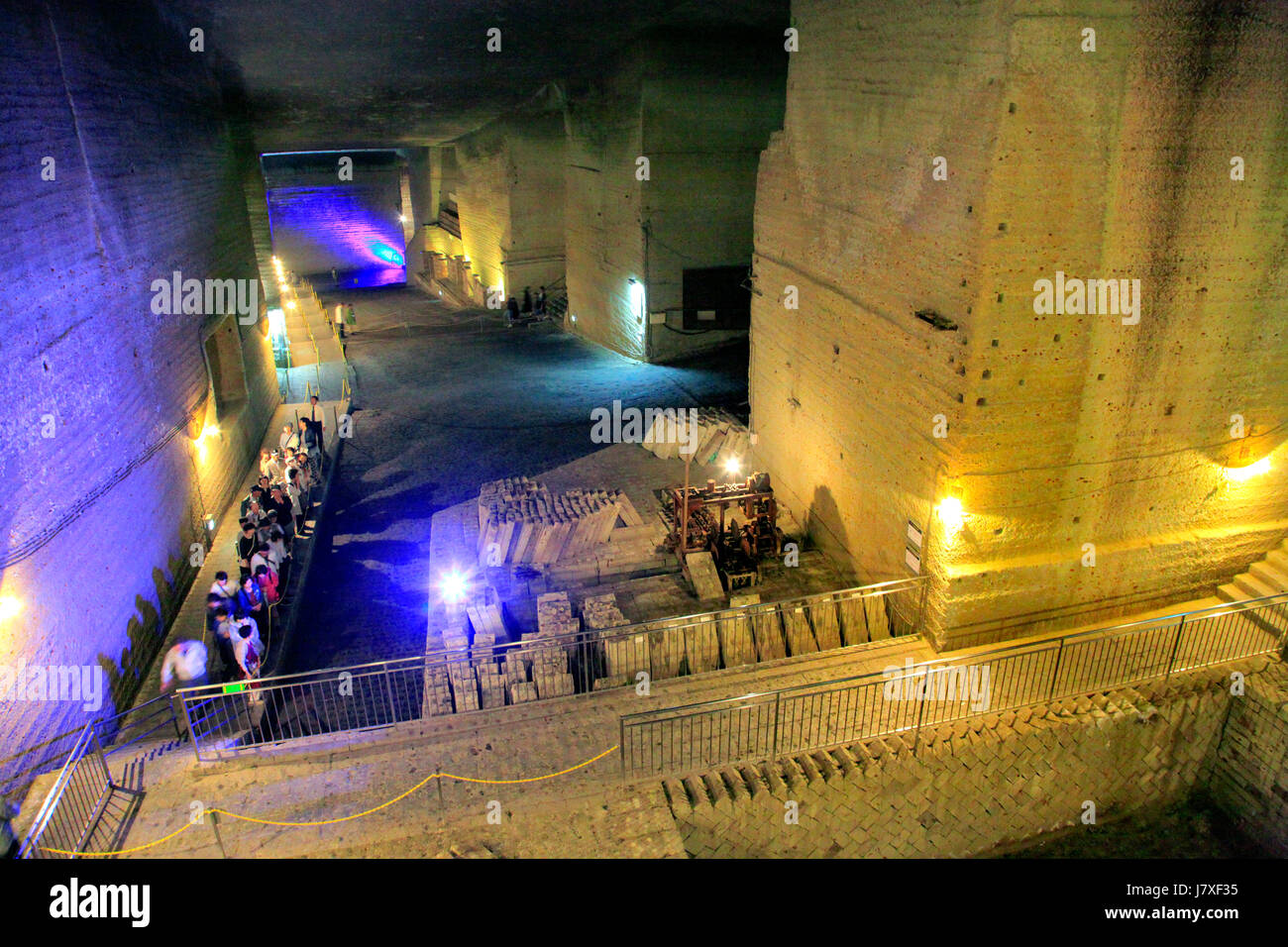 Oya History Museum Underground Mining Cavern in Utsunomiya Tochigi ...