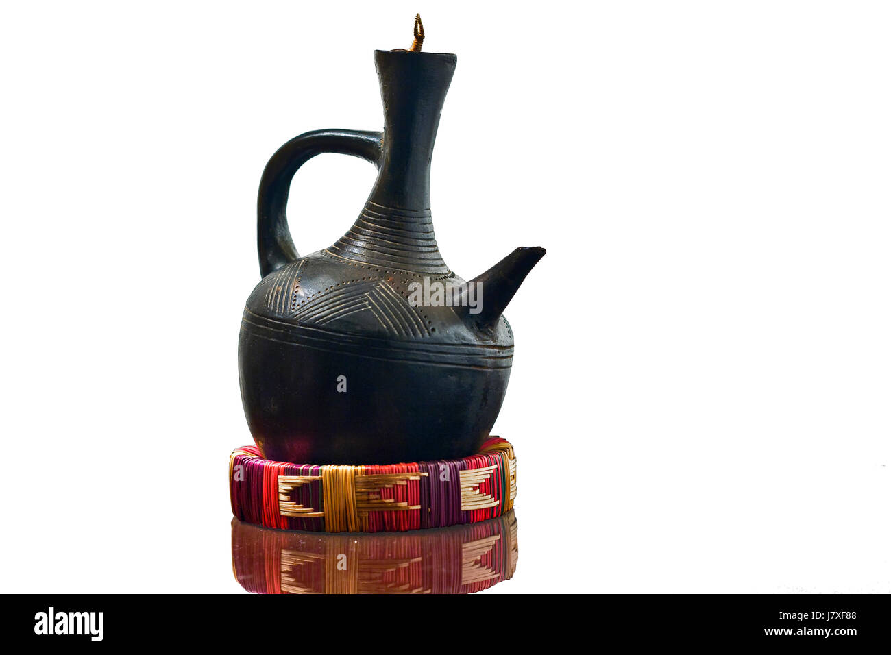 kettle traditional pot pottery ethiopian coffee carafe kettle ...