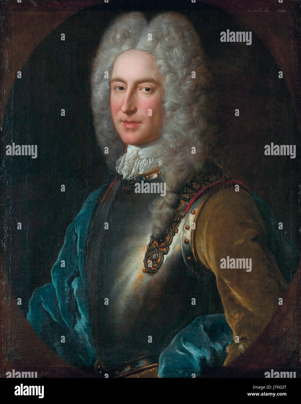 This portrait by Alexis Simon Belle depicts Alexander, 4th Lord Forbes ...