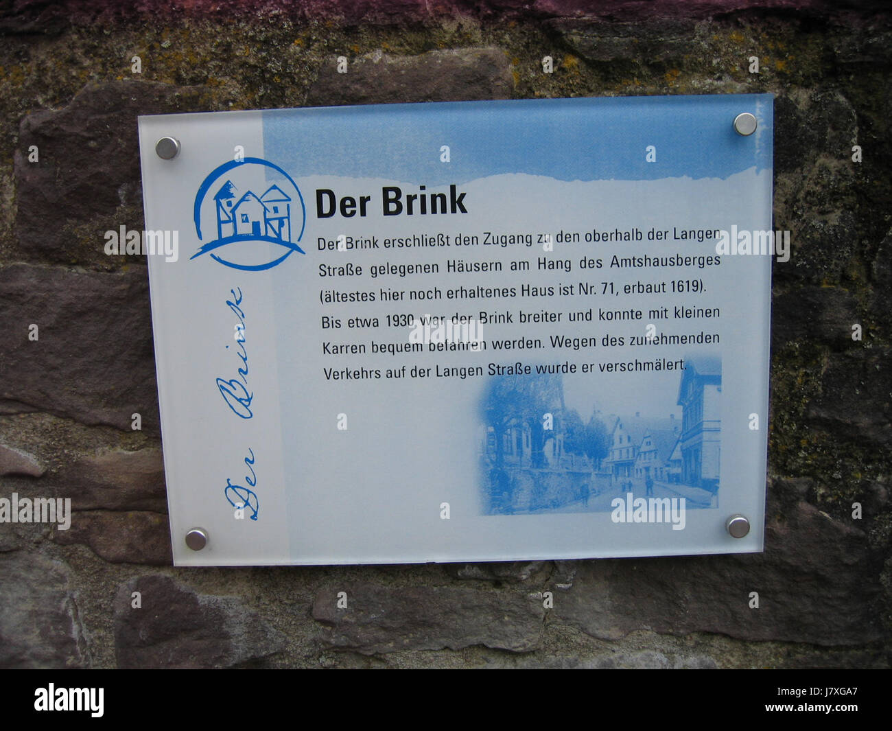 This photograph, taken on May 11, 2010, captures a scene from Vlotho ...