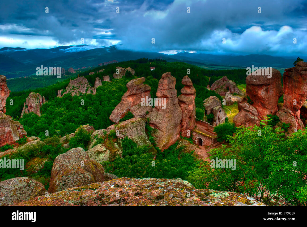 formation rock bulgaria landscape scenery countryside nature landmark ...