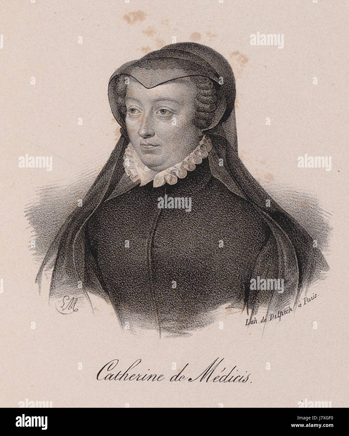 Catherine de' Medici, a notable Italian noblewoman and Queen consort of ...