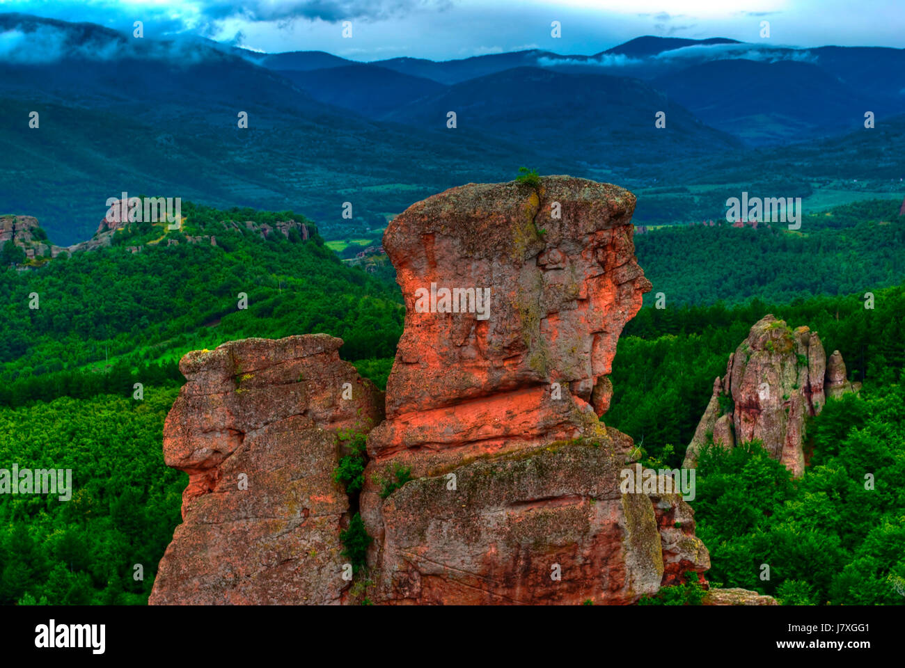 formation rock bulgaria landscape scenery countryside nature landmark ...