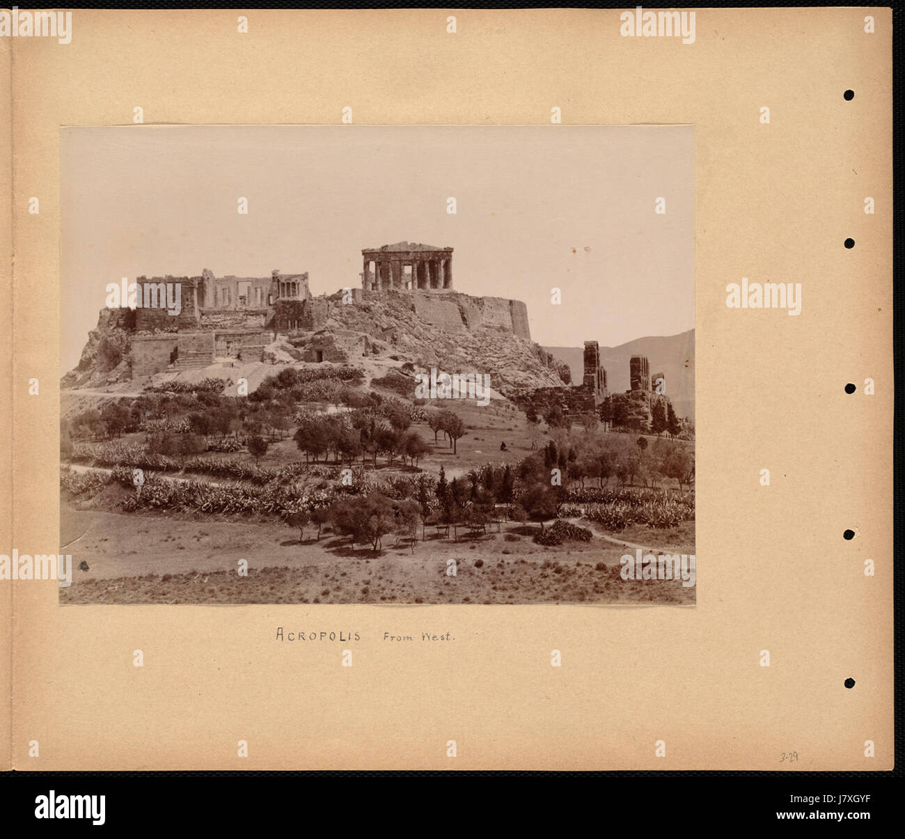The Acropolis of Athens, as seen from the west, offers a unique ...