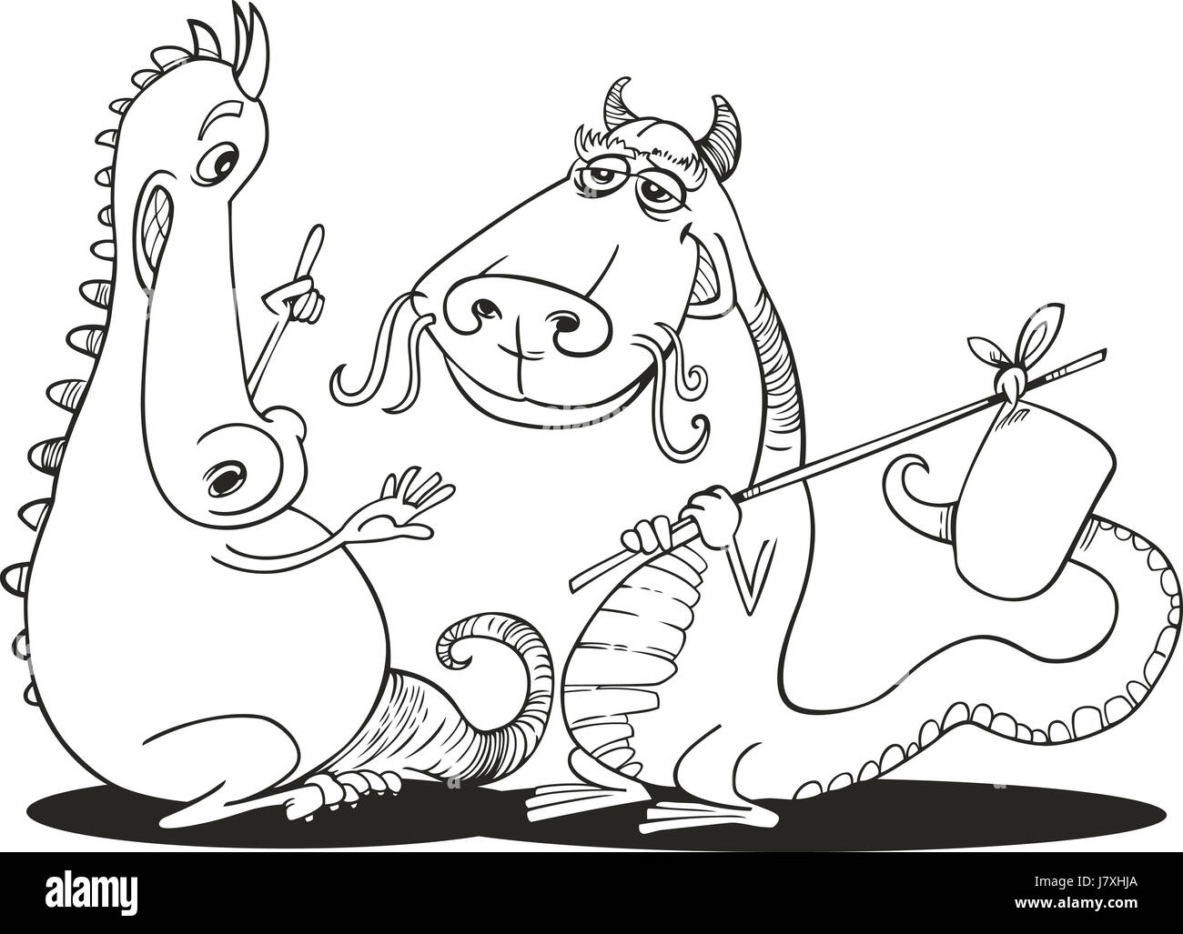 fantasy illustration dragon cartoon comics book talk speaking speaks ...