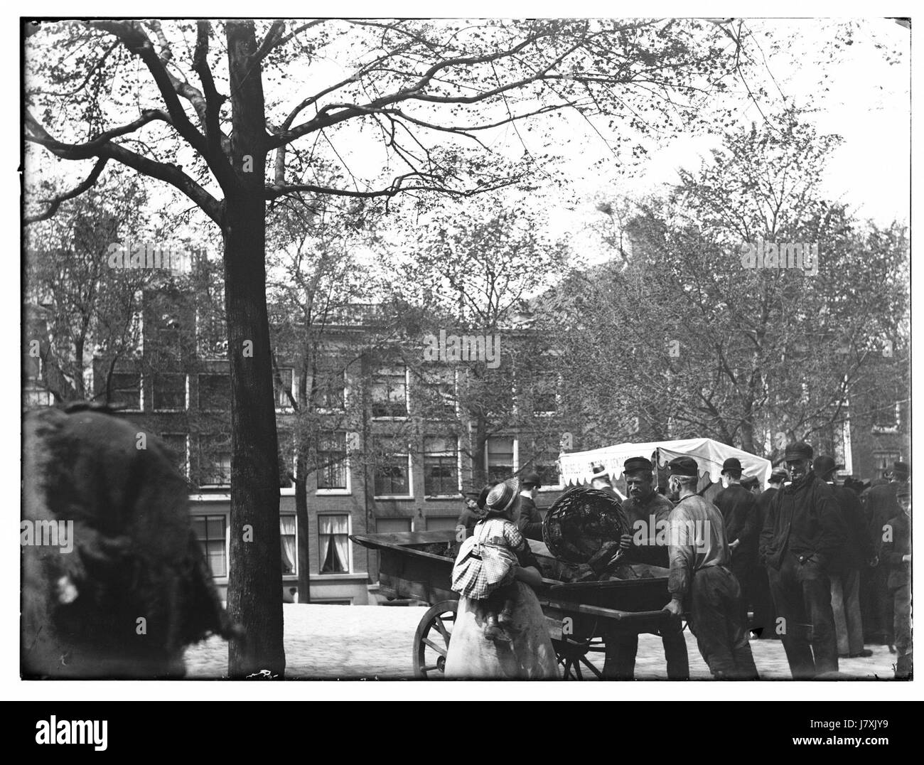 This high-resolution image of Amstelveld, taken by Jacob Olie, captures ...