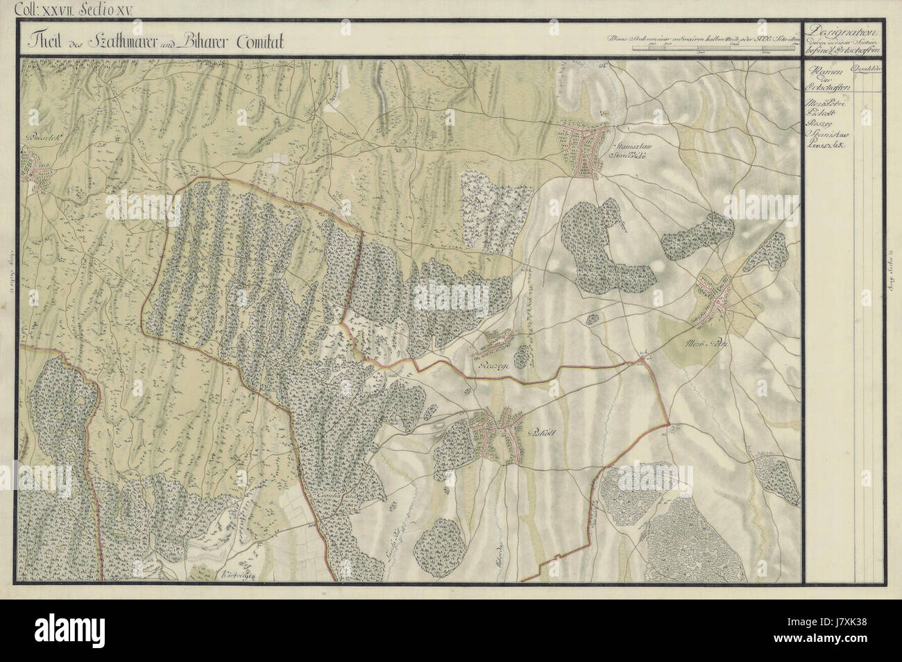 The *BihorSolnocCrasna Josephinische Landesaufnahme* is part of an 18th ...