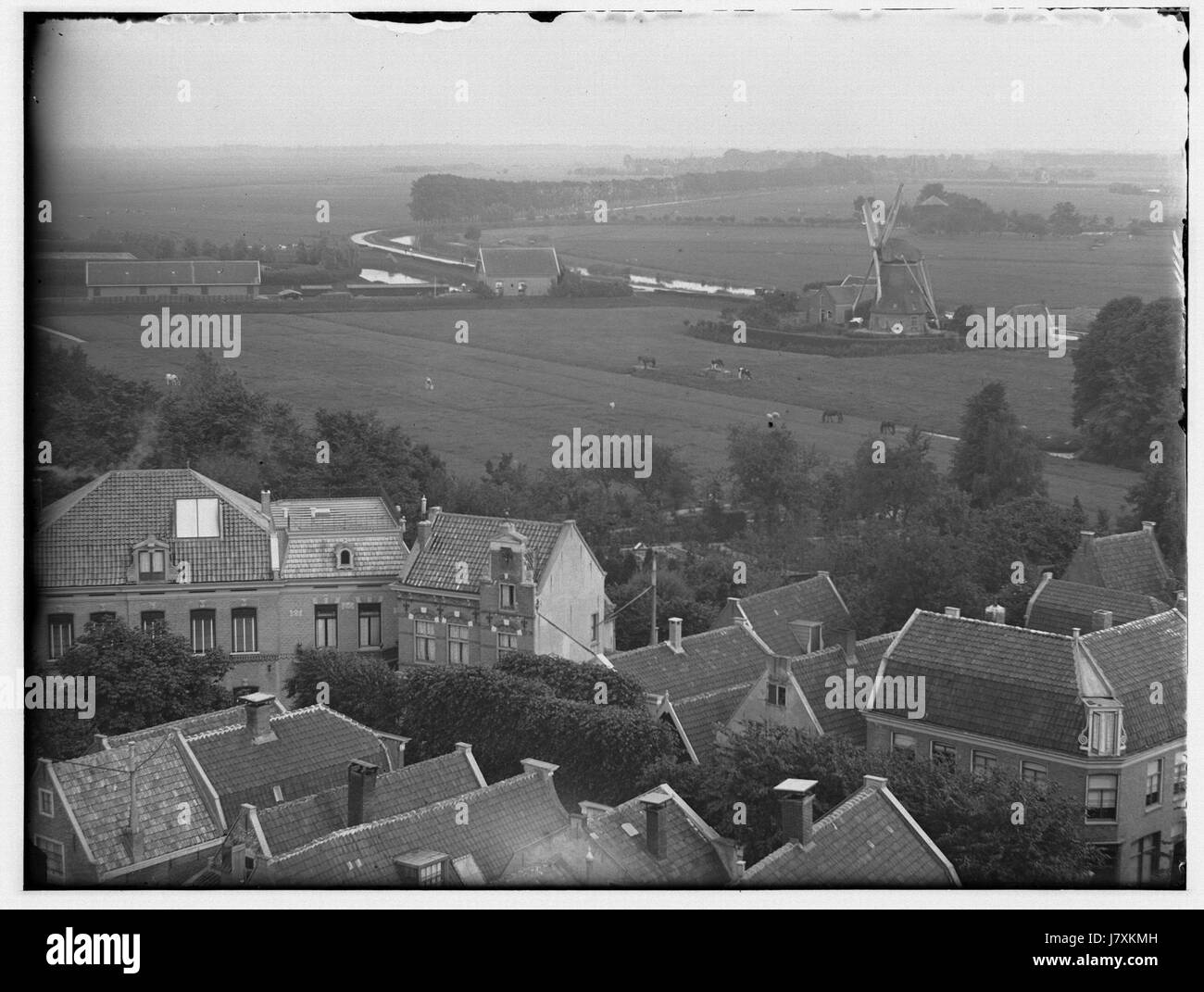 This photograph by Jacob Olie shows Abcoude, a town in the Netherlands ...