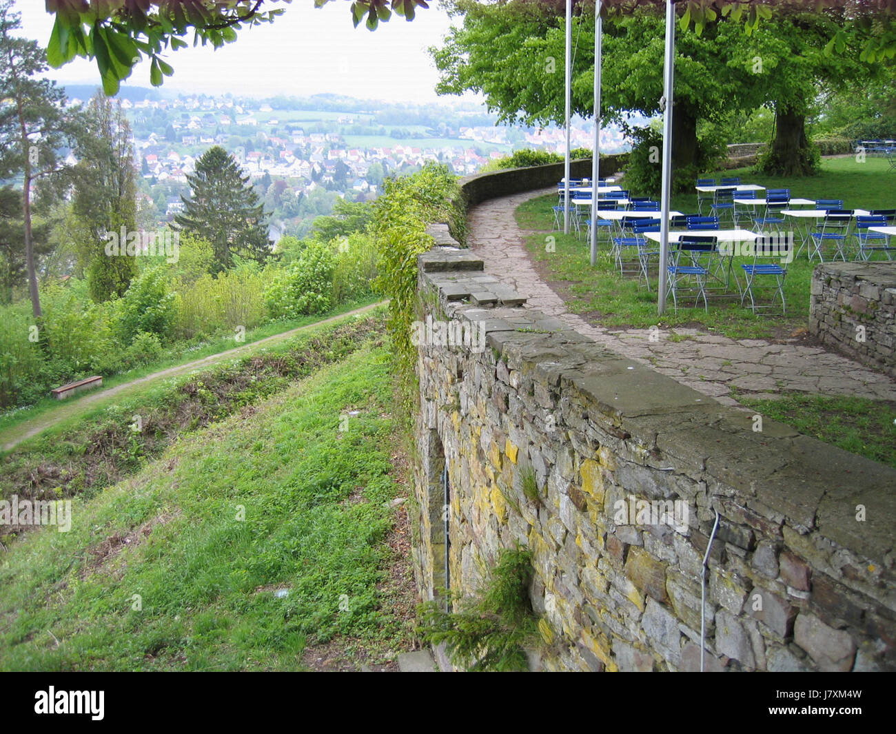 A photograph capturing a scene in Vlotho, Germany, from May 11, 2010 ...