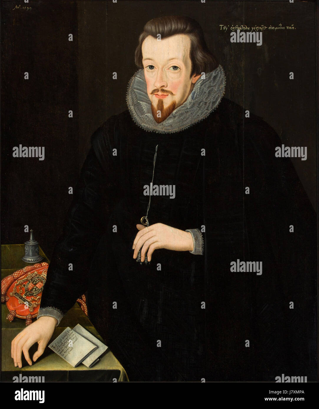 Portrait of Robert Cecil, 1st Earl of Salisbury attributed to John de ...