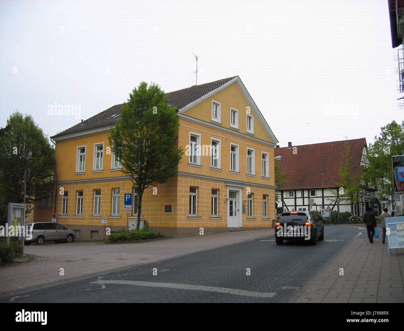 This photograph, taken in Vlotho on May 11, 2010, captures a scenic ...