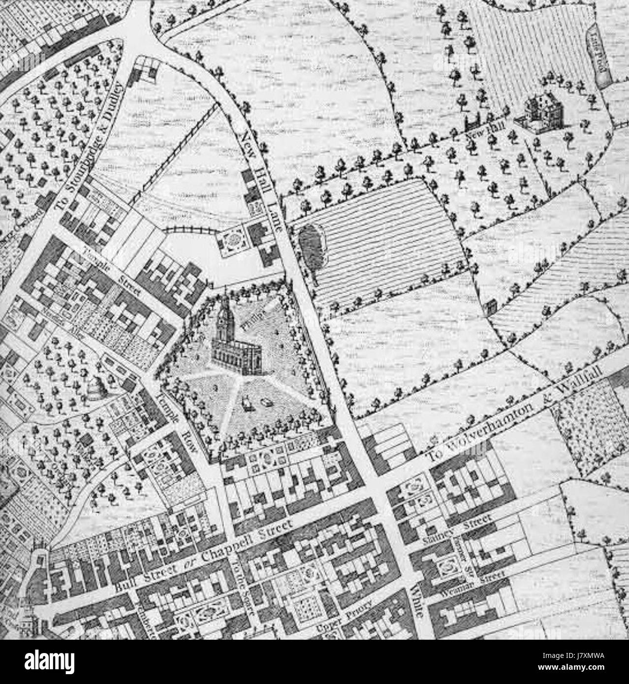 Map england birmingham Black and White Stock Photos & Images - Alamy