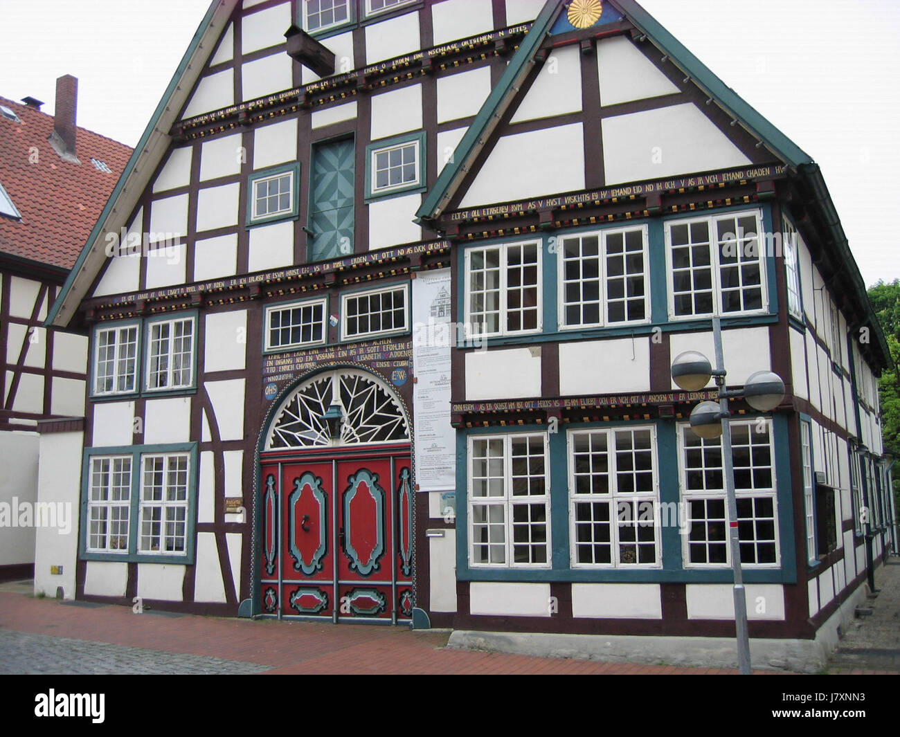 This image taken in Vlotho on May 11, 2010, shows a scene or landmark ...