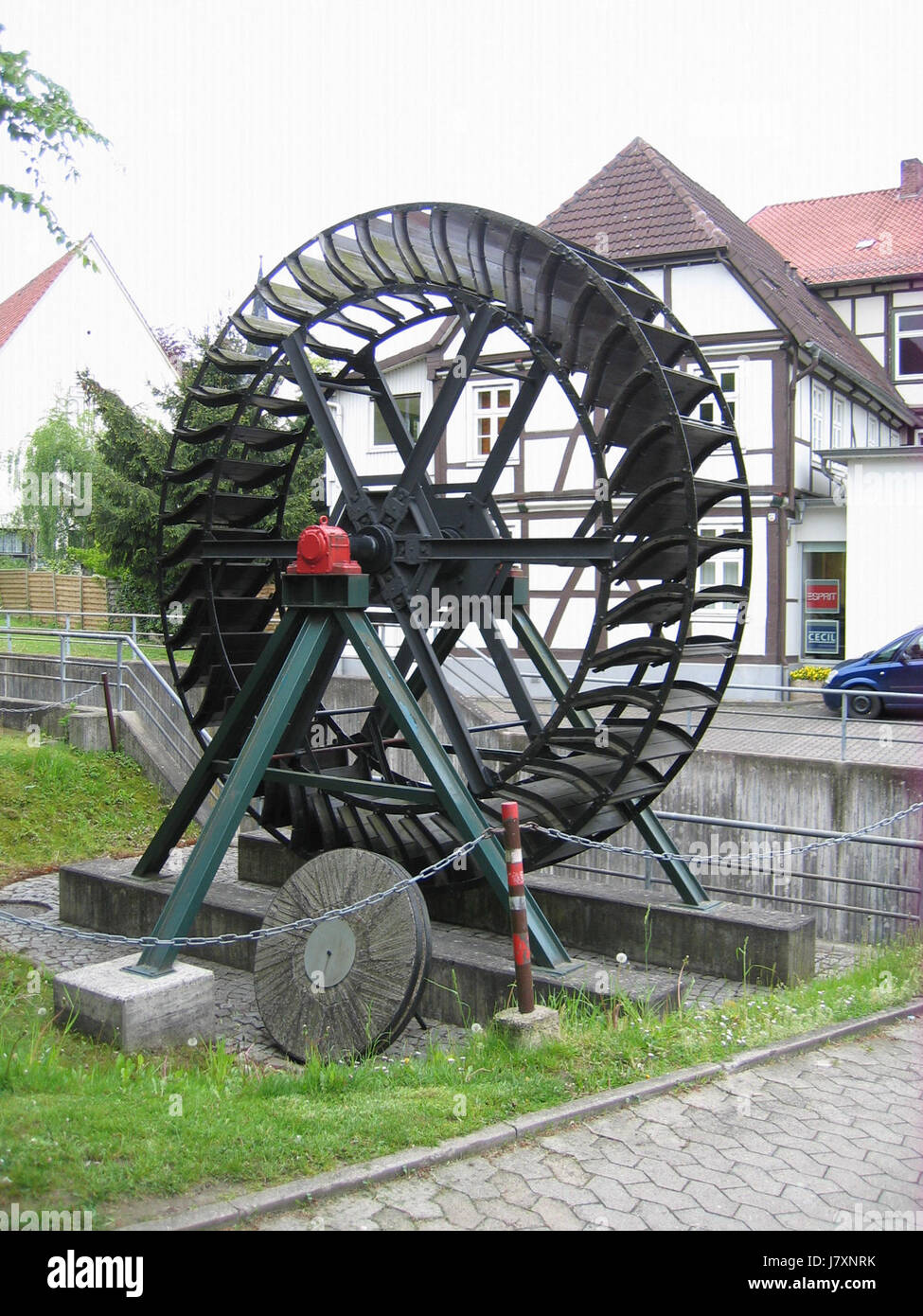This image, captured on May 11, 2010, in Vlotho, Germany, showcases the ...