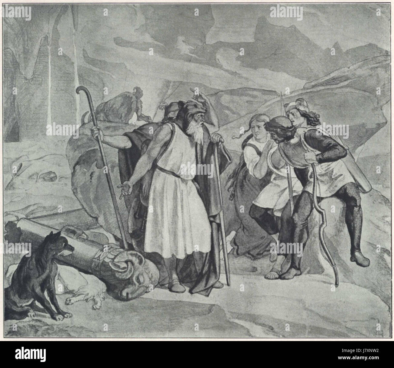 Drawing by alfred rethel hi-res stock photography and images - Alamy