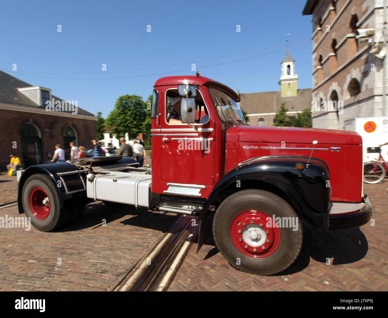 The 1966 Scania Vabis L7638 REK, with Dutch license registration BB 28 ...