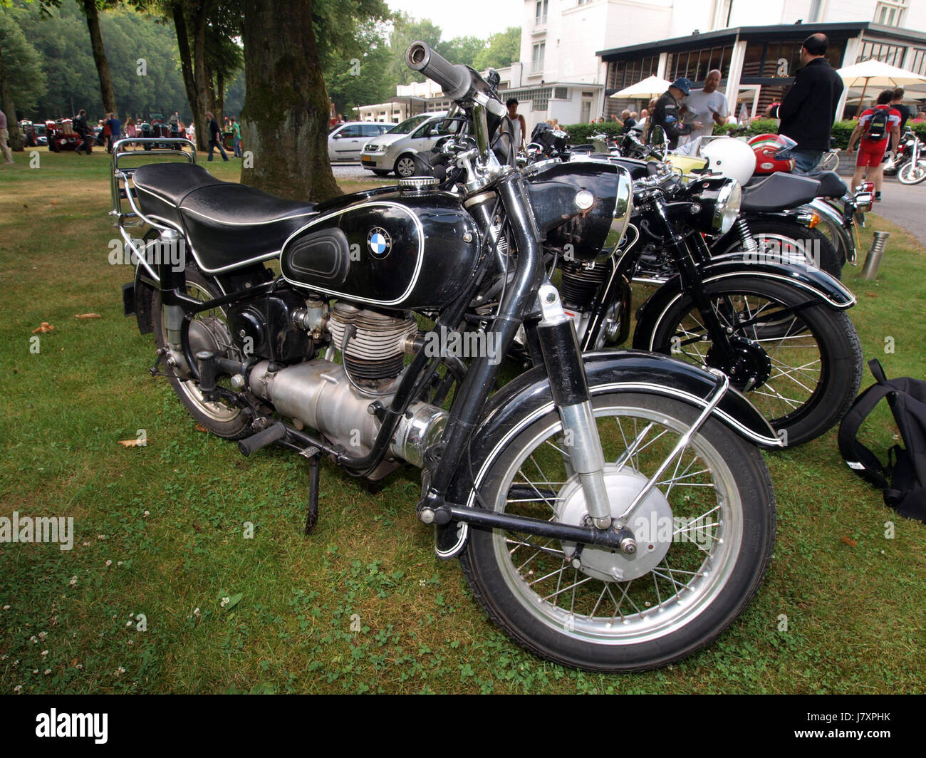 The 1960 BMW R26 is a classic motorcycle known for its reliable engineering and distinctive ...