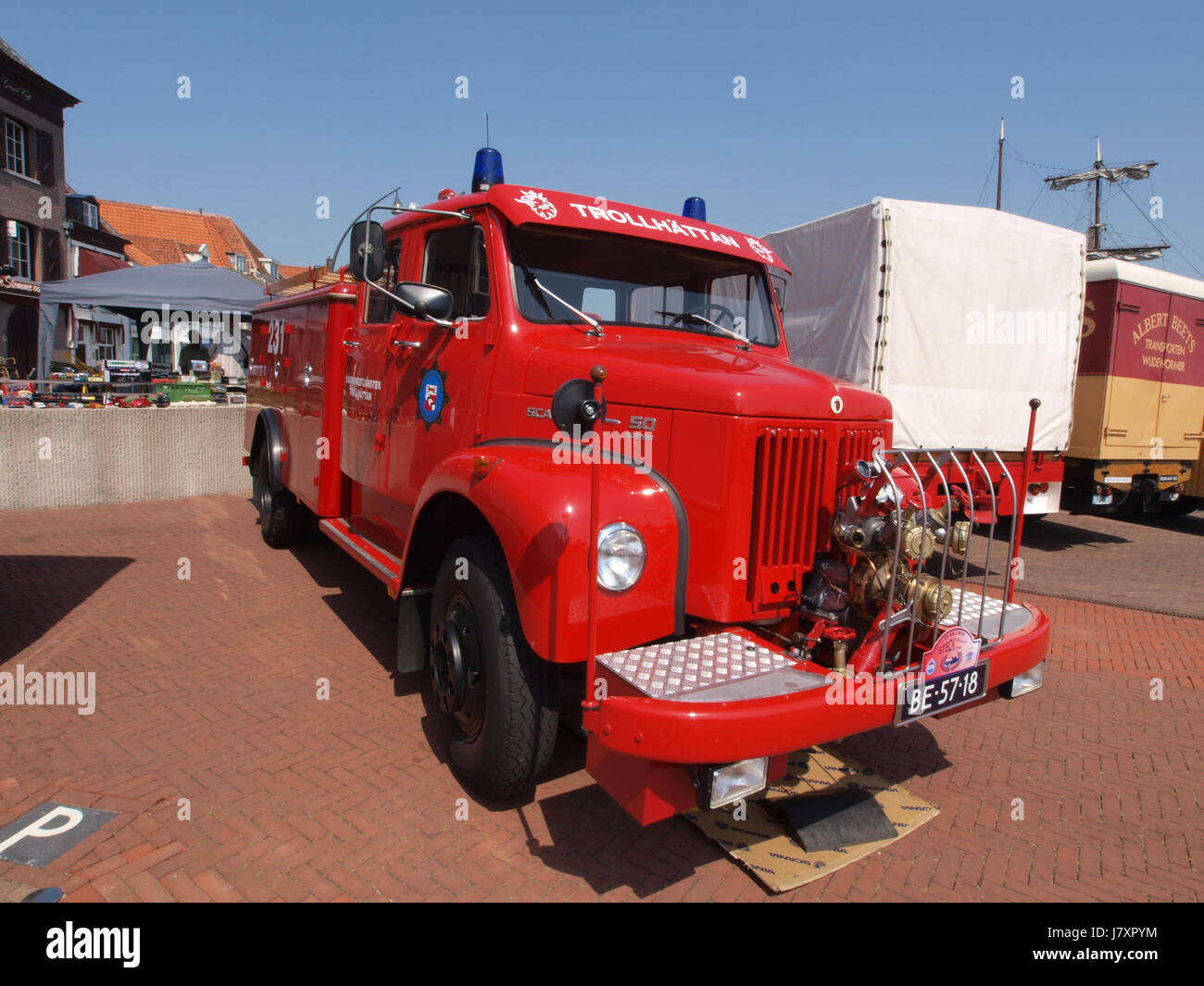 The 1972 Scania L 50S42 BE 57 18 P3, a historic vehicle model by Scania ...