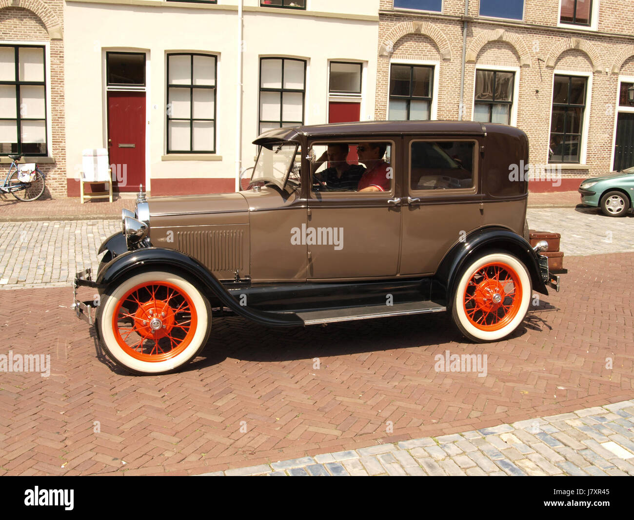 The 1928 Ford Model A was a popular early automobile, known for its ...