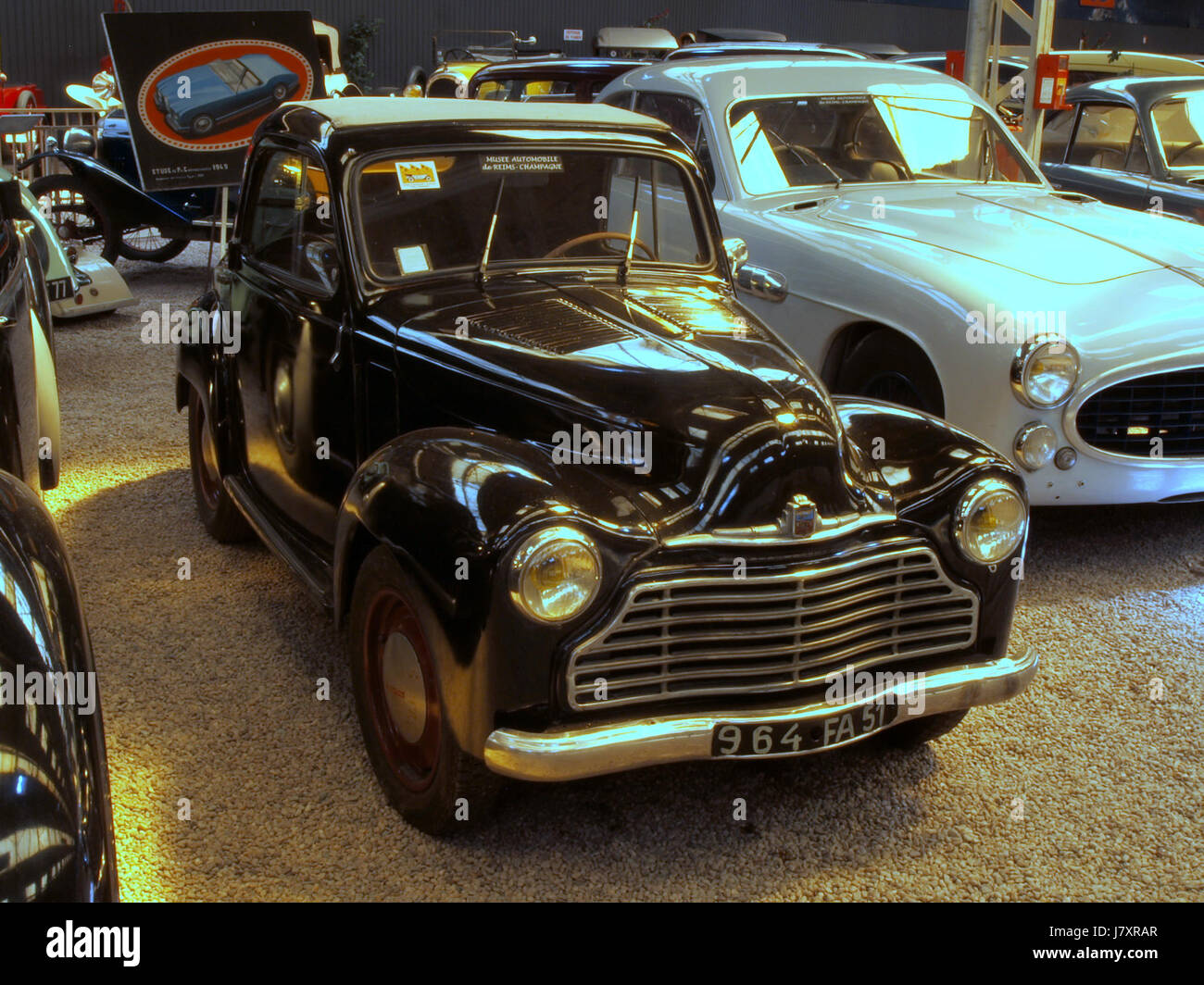 The 1948 Simca 6 is a compact French car that became popular post-WWII ...