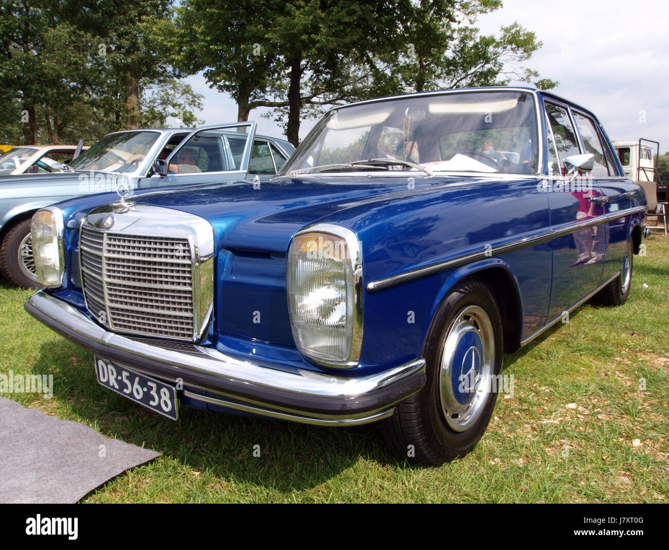 The 1971 Mercedes Benz 250/8, registered under the Dutch license number ...