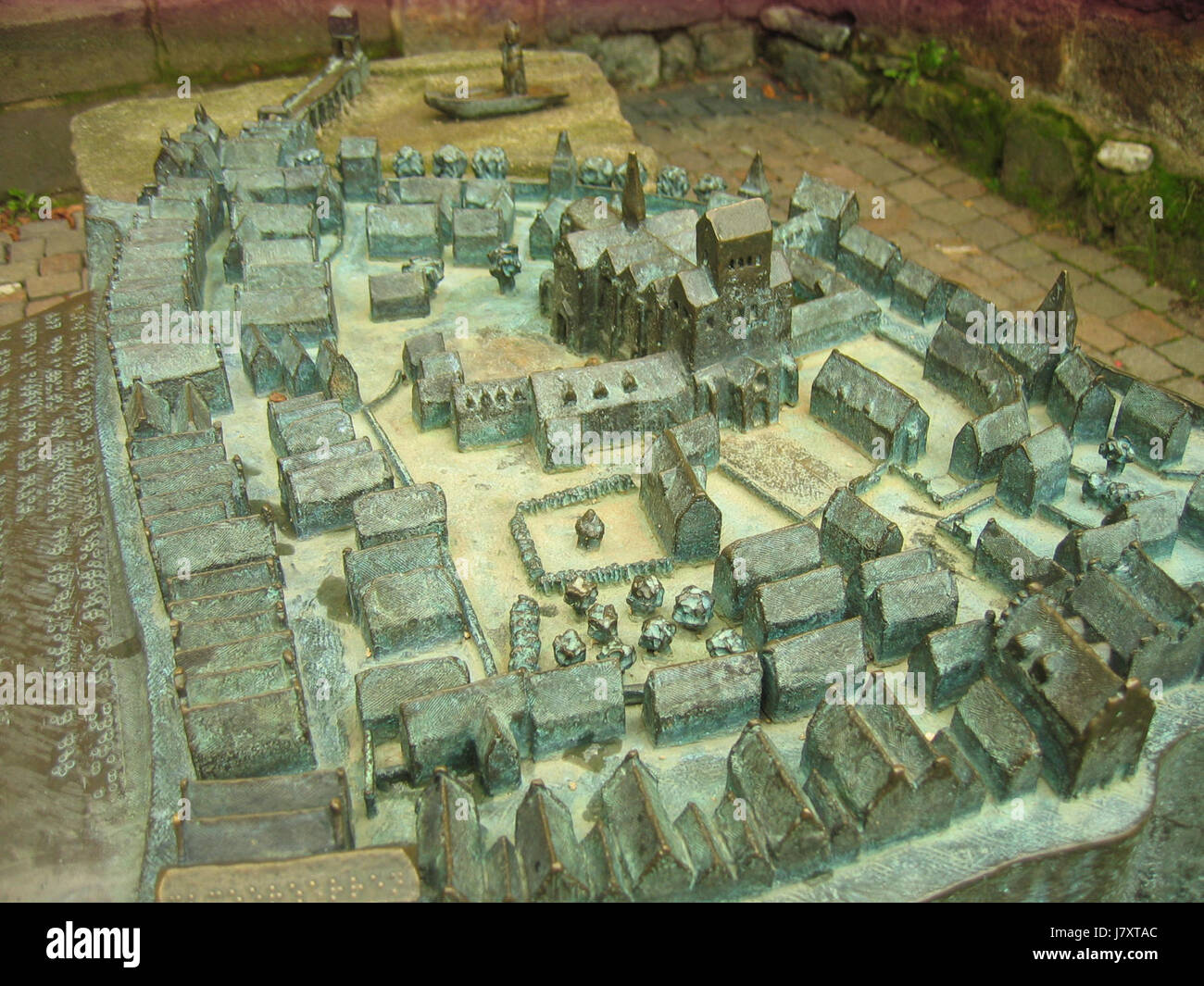 The image captures a view of Mindener Dom, a historic cathedral located ...